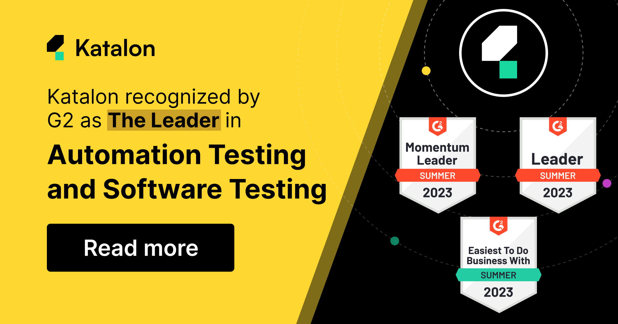 Katalon Recognized By G2 As The Leader In Automation Testing And ...