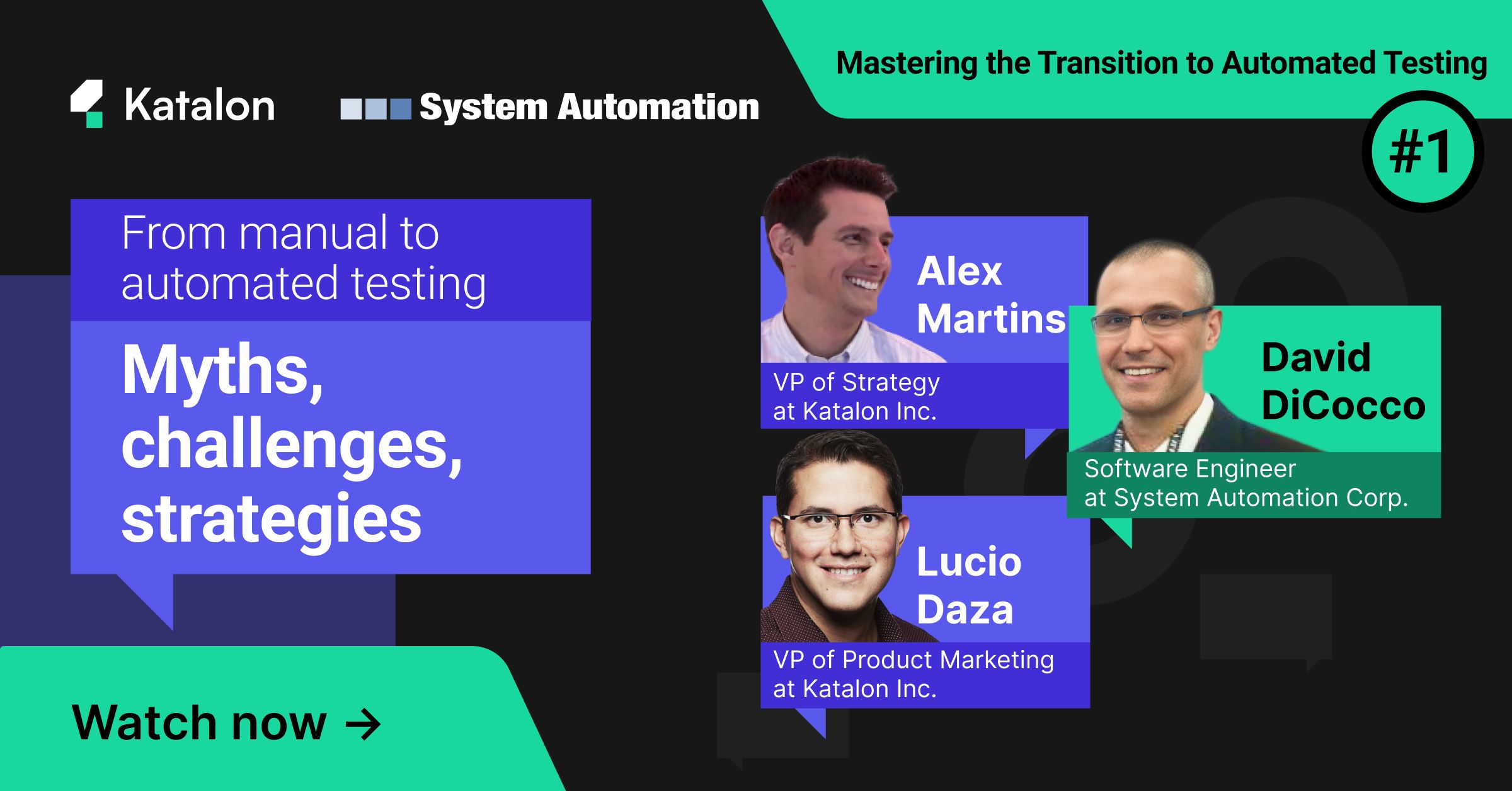 From manual to automated testing: myths, challenges, and strategies From manual to automated testing: myths, challenges, and strategies