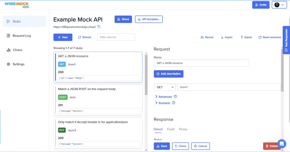 Katalon WireMock Integration