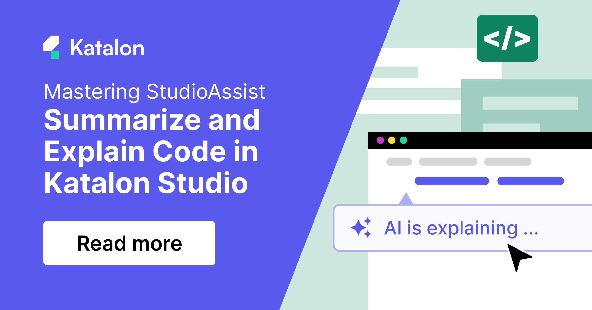 Mastering StudioAssist: Summarize and Explain Code in Katalon Studio