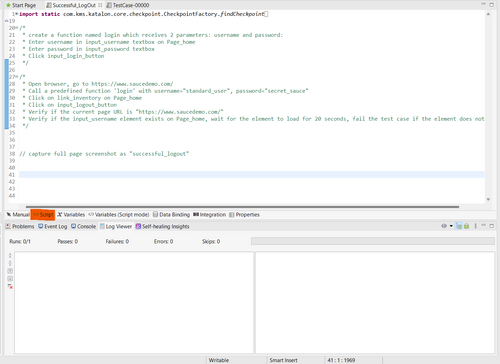 Optimize Test Code with Katalon StudioAssist