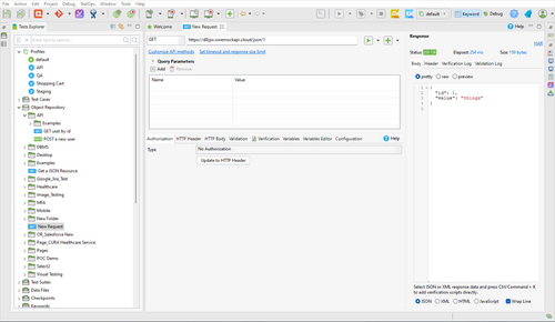Katalon WireMock Integration